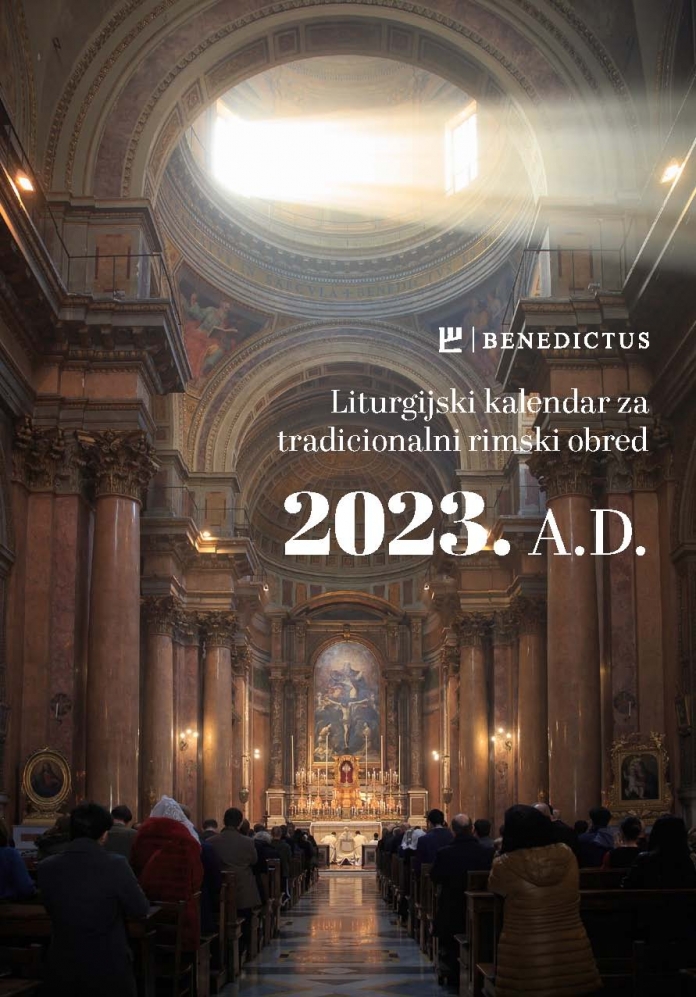 Zidni liturgijski kalendar za 2023. godinu - Tradicionalnamisa.com